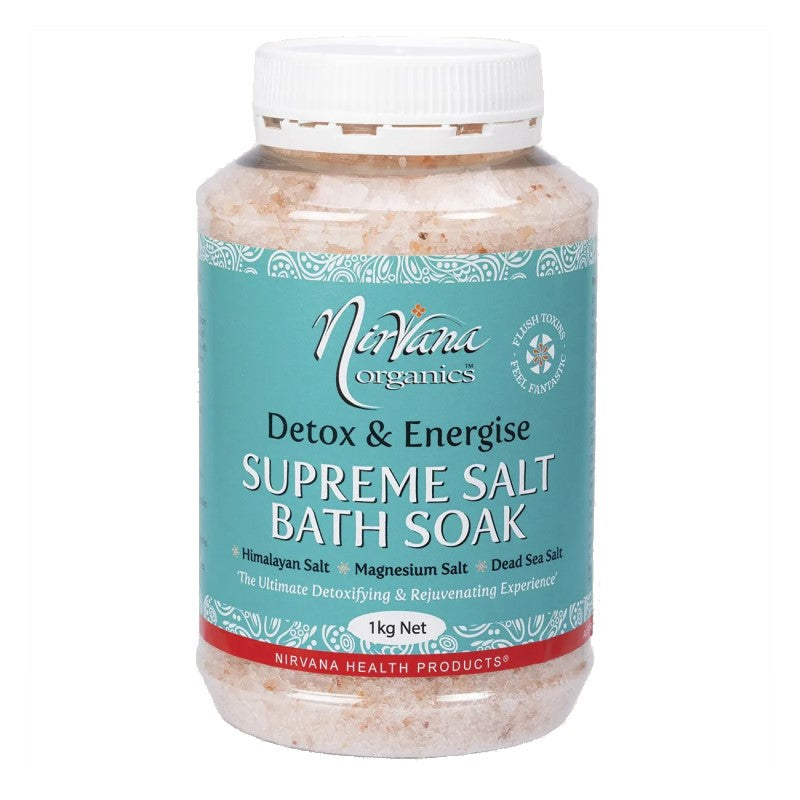 Supreme Salt Bath Soak - Detox & Energise - 1kg – Abundance Farm